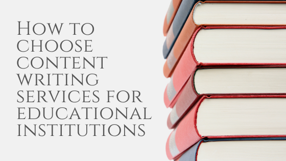 Content Writing Services for Educational Institutions - Arc Digitech